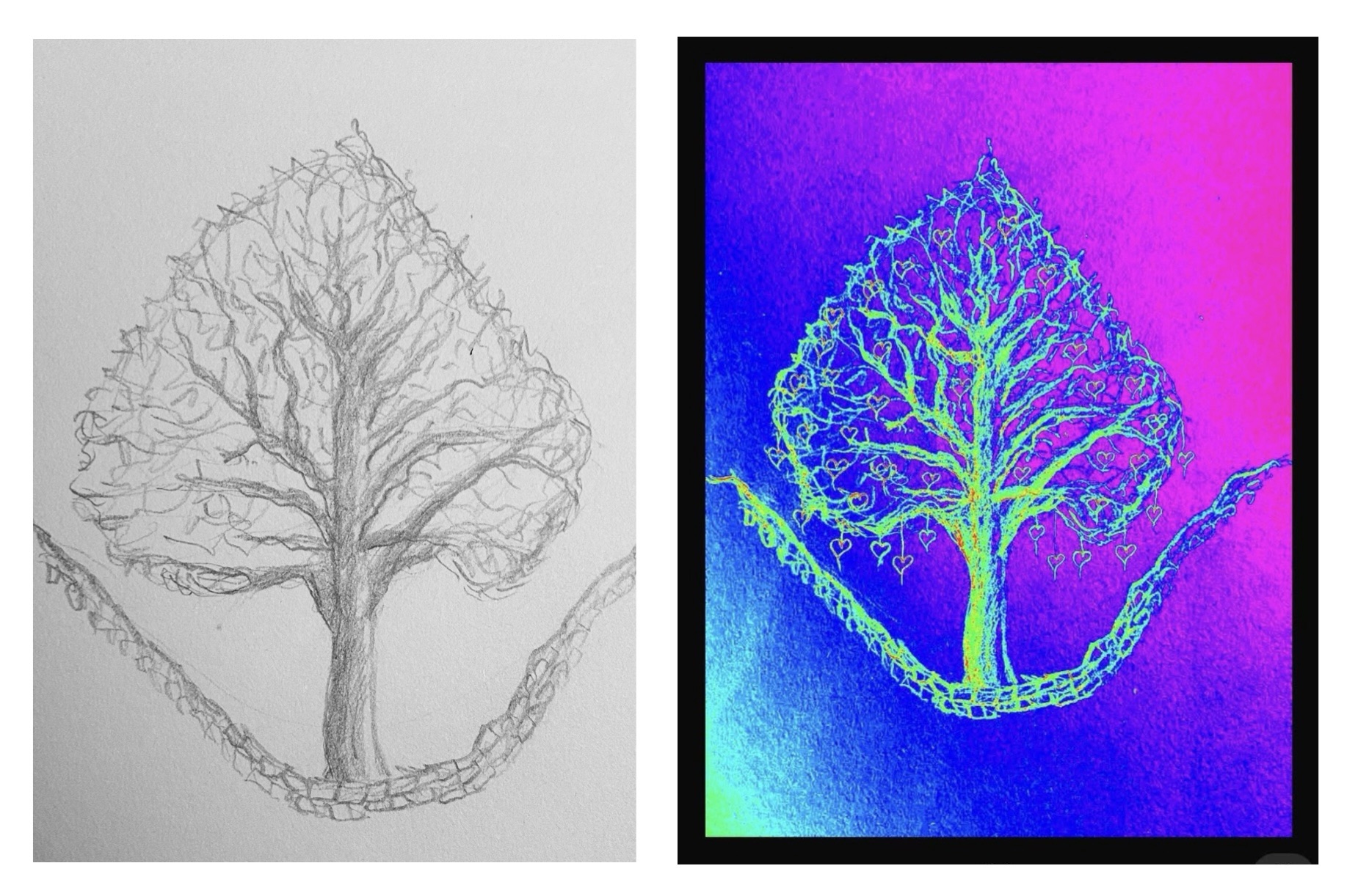 Sycamore Gap Tree. Pencil and Ink. – spailpinfanac.com